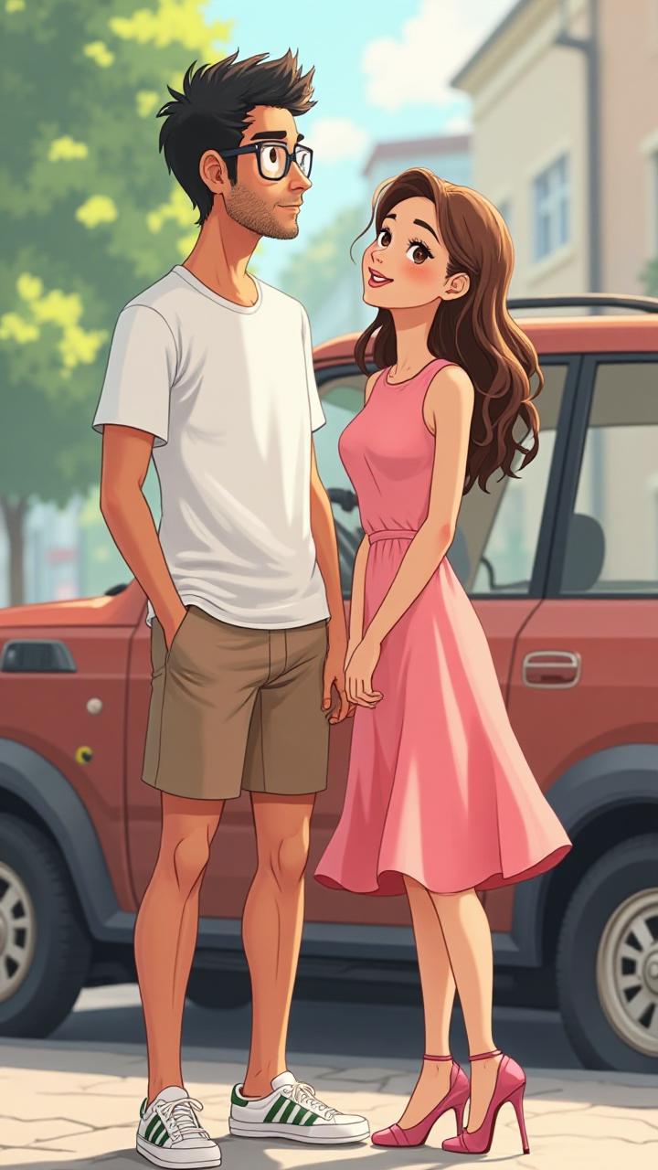 Creating an Animated Photo of a Stylish Couple in Miskolc