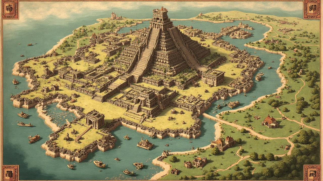 Exploring the Historical Map of Ancient Tenochtitlan