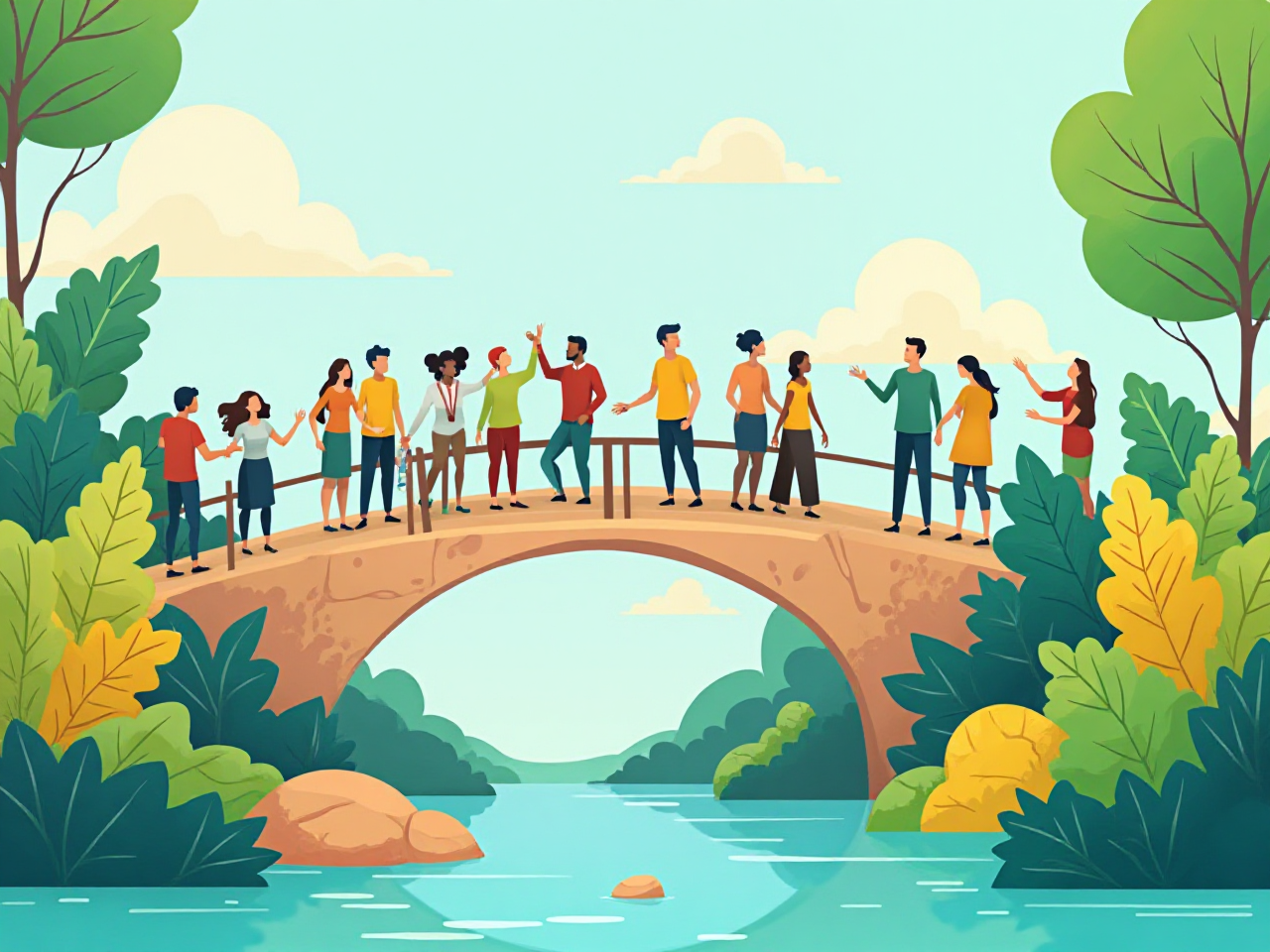 A Vibrant Representation of Community Health and Collaboration