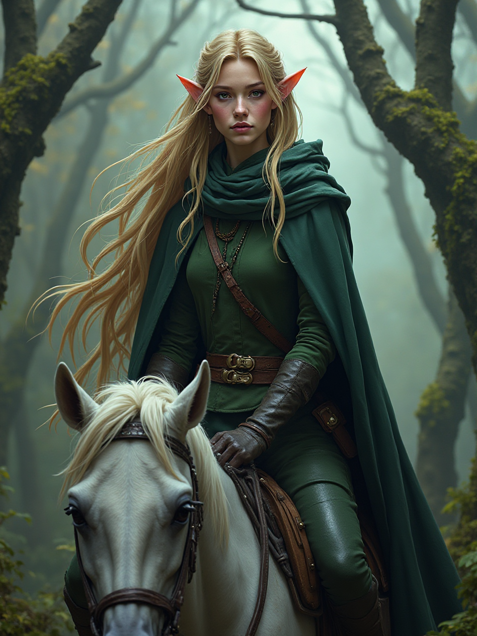 La enigmática elegancia del guardabosques élfico en la naturaleza