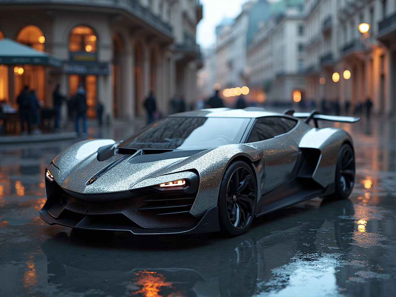 Exploring the Futuristic Design of a Lamborghini