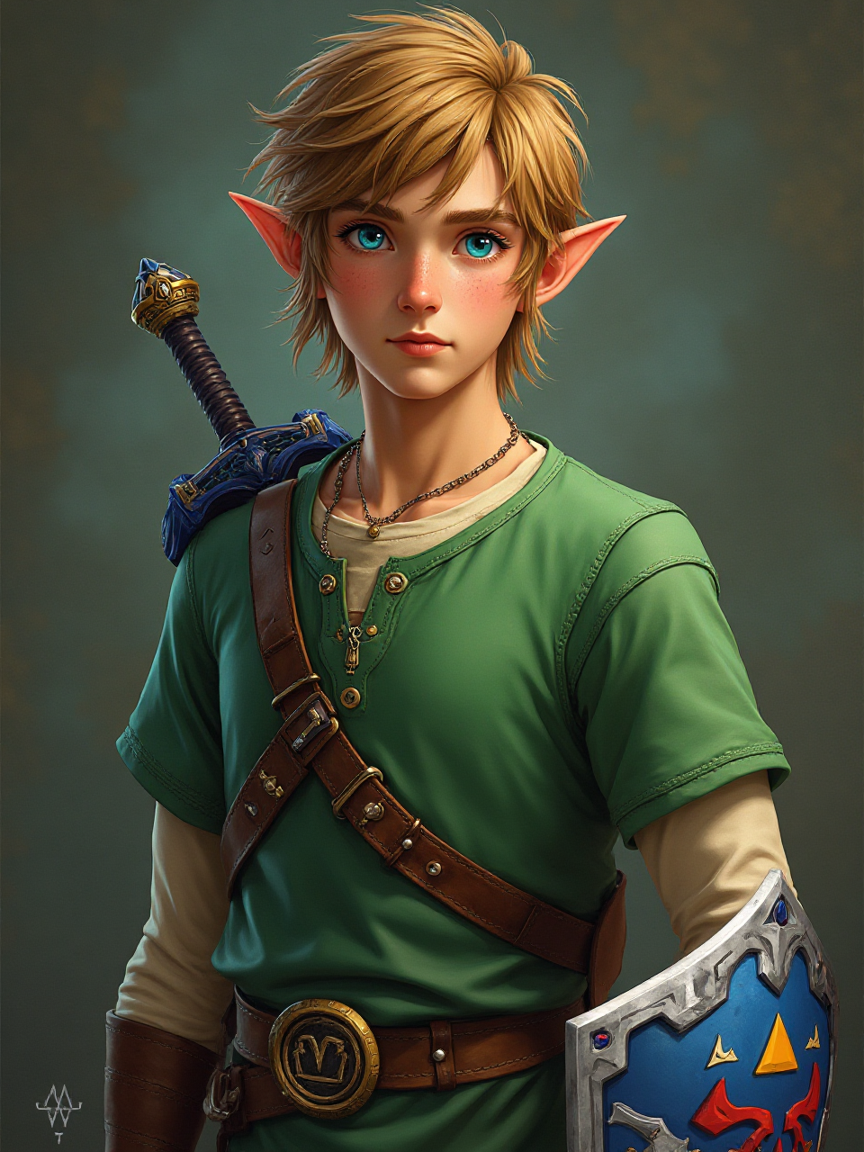 Stunning Photorealistic Portrait of Link from Zelda