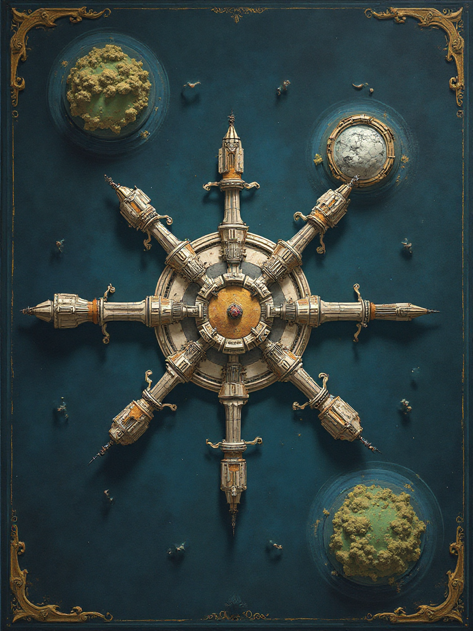 Dnd Sci-Fi Battle Map for Space Station Adventures