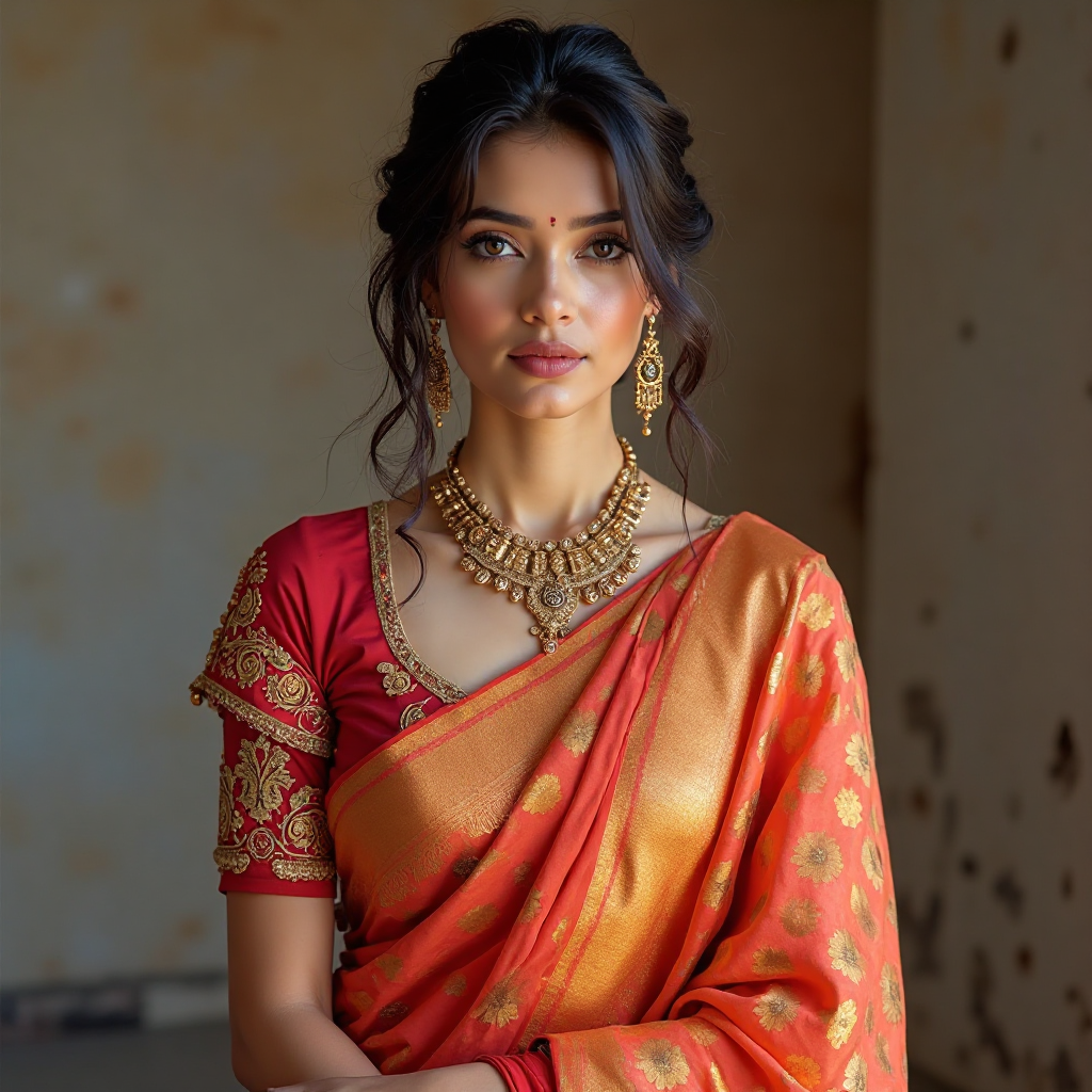 The Elegance of a Beautiful Indian Saree Blouse