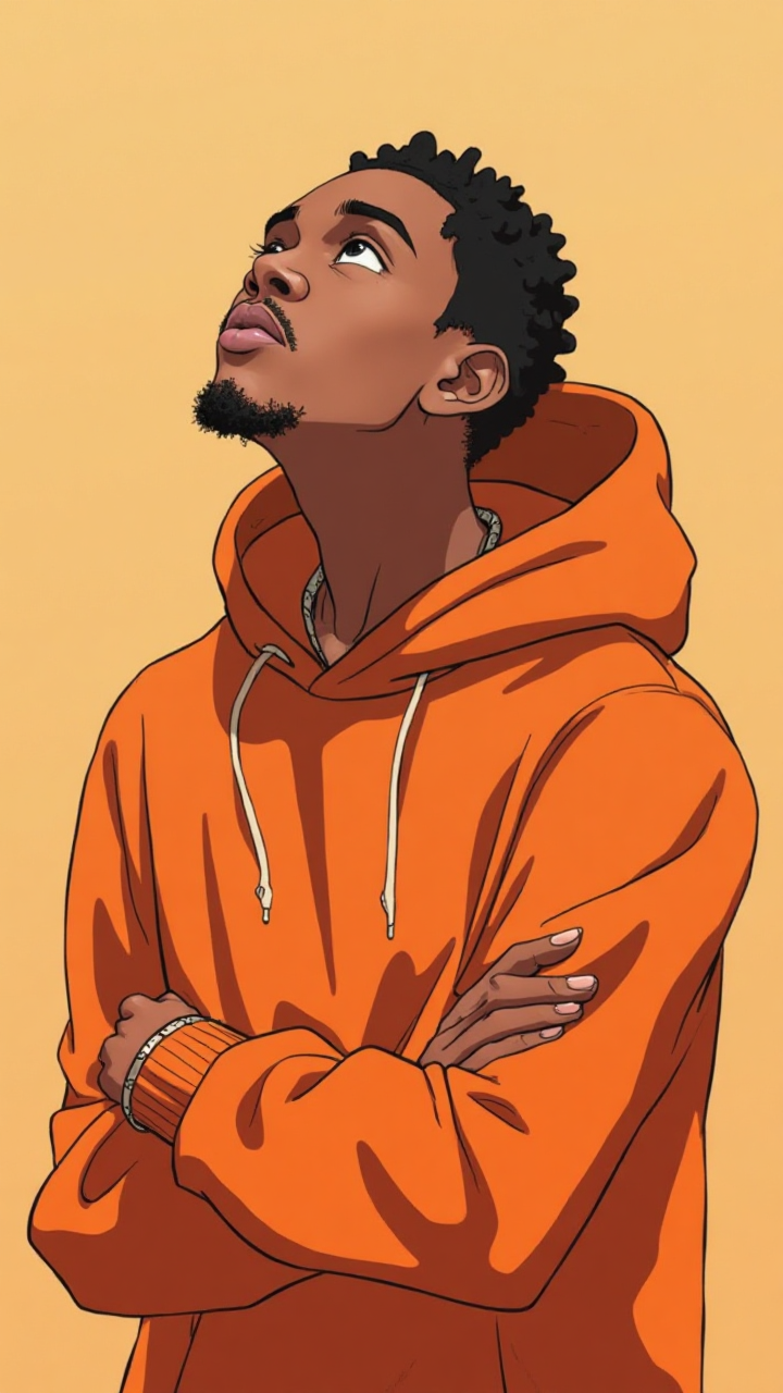 Kendrick Lamar Tampilkan Gaya Anime Dengan Gaya Bertudung