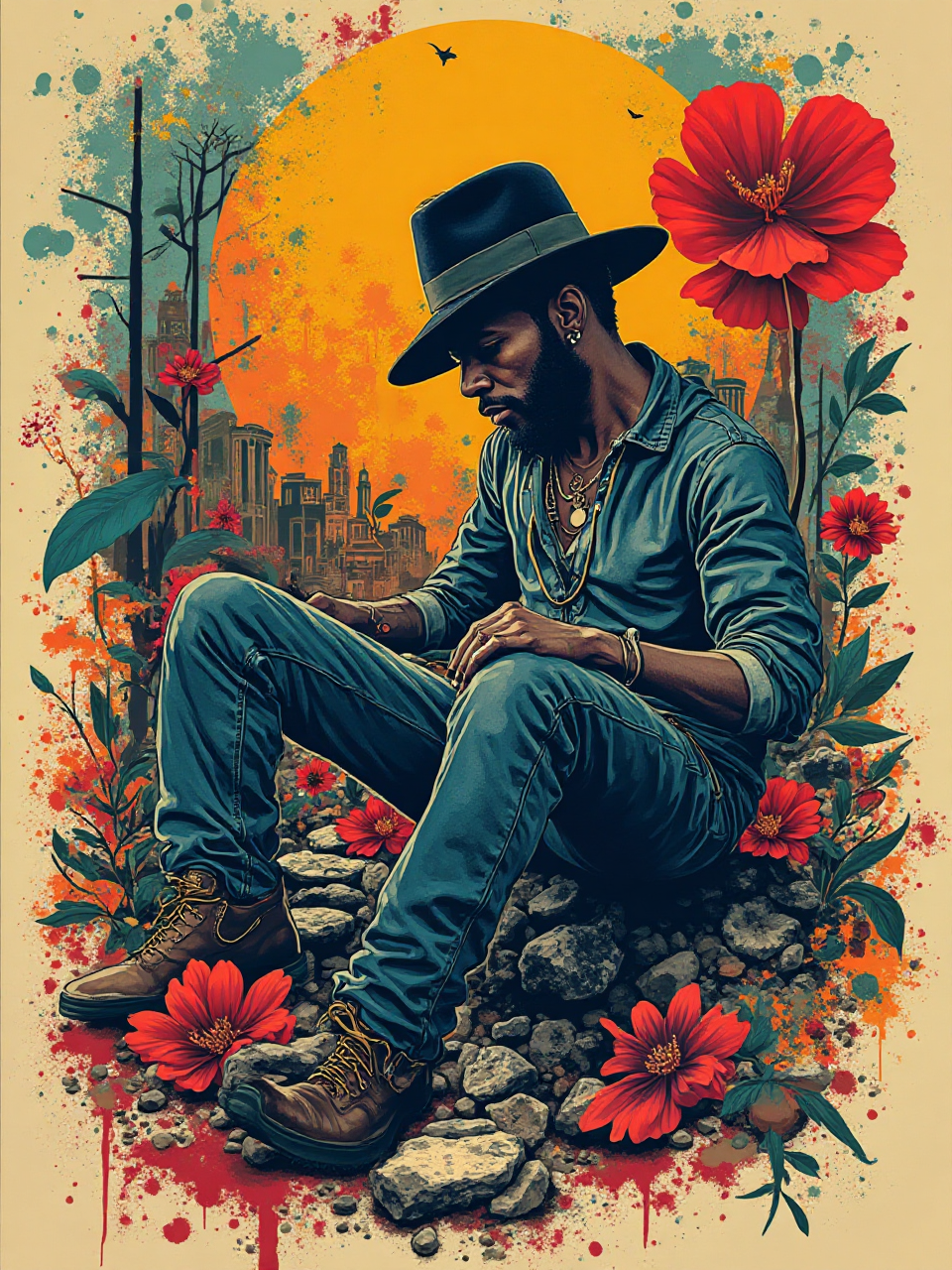 Creative Cover Art Design for Brazilian Phonk Music