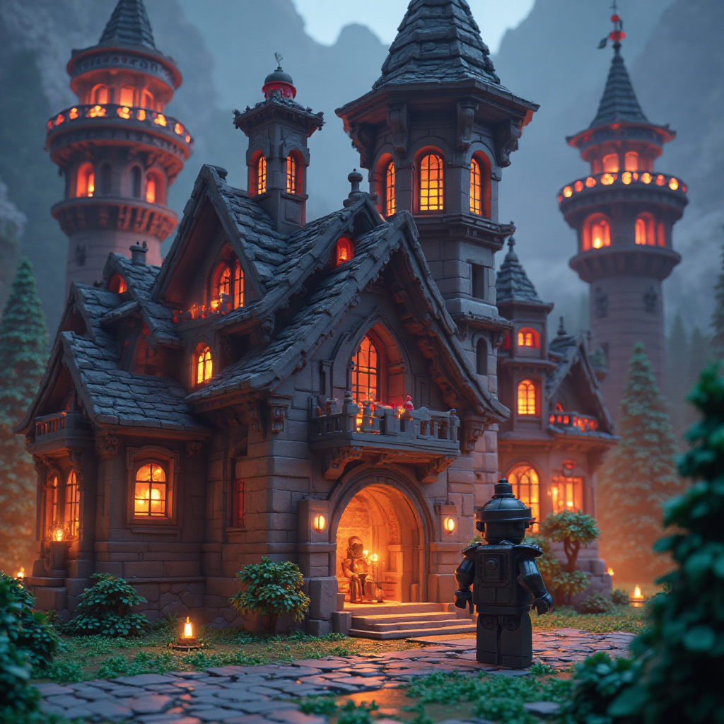 Membuat thumbnail Roblox Doomspire Brickbattle yang menarik