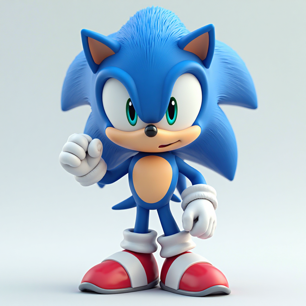 Exploring Low Poly Art Styles with Sonic the Hedgehog