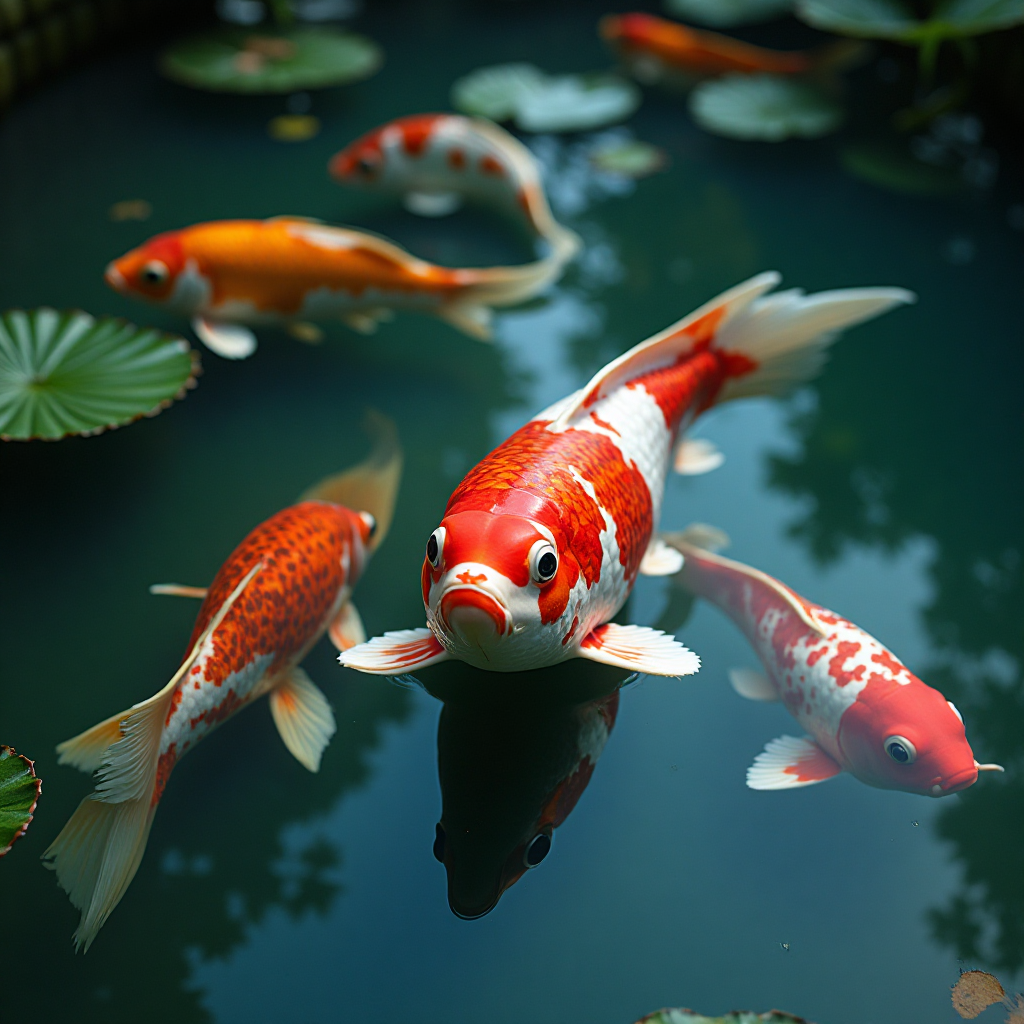 The Exquisite Beauty of Koi Fish in Vivid Ponds