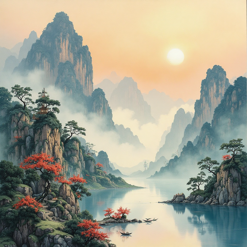 Exploring the Beauty of Traditional Chinese Landscape Painting