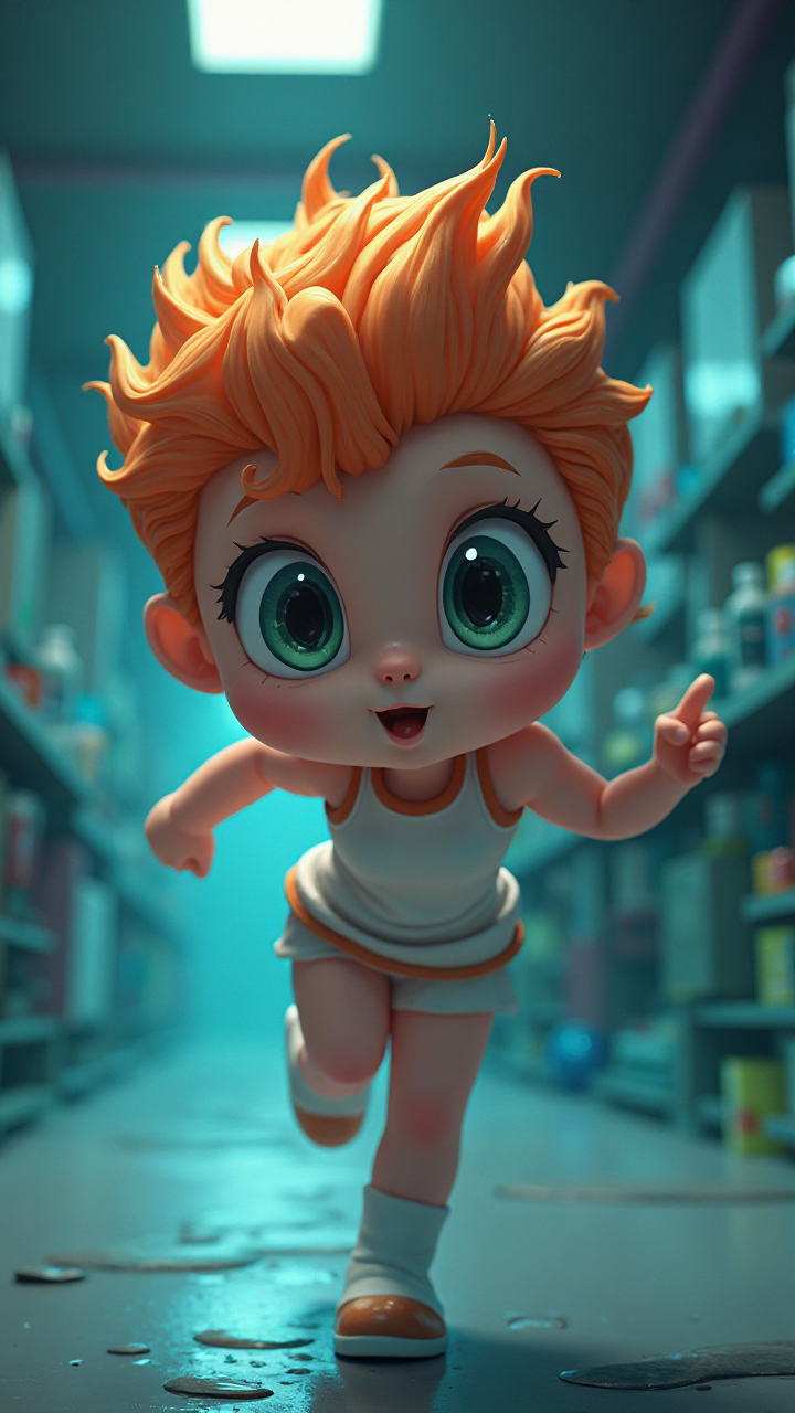 Astonishing Digital Artwork Featuring Dee Dee from Dexter's Laboratory